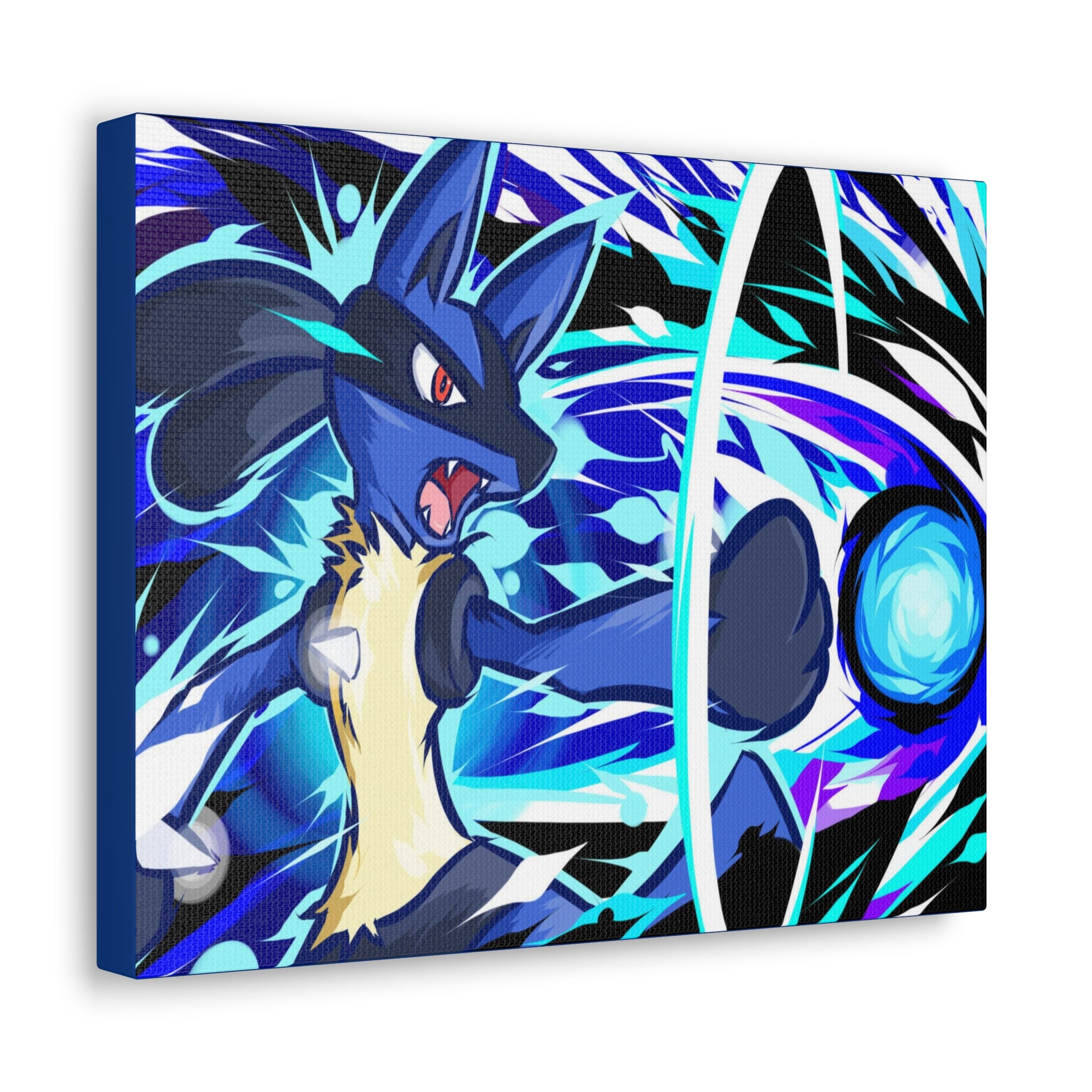 Lucario Canvas Print - Etsy