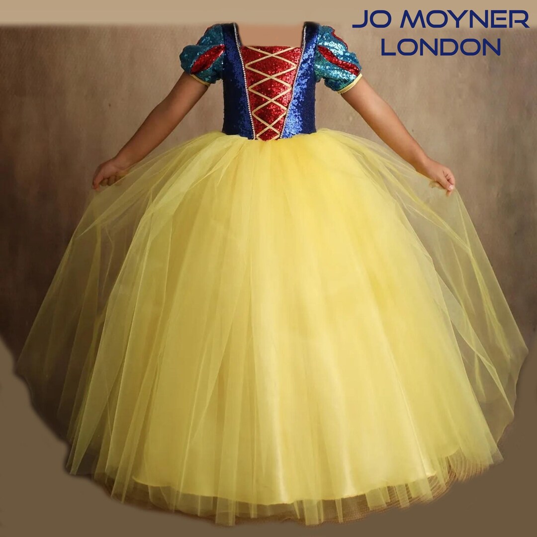 Snowwhite Girl Costume, Snow White Girl Dress, Girl Birthday Costume ...
