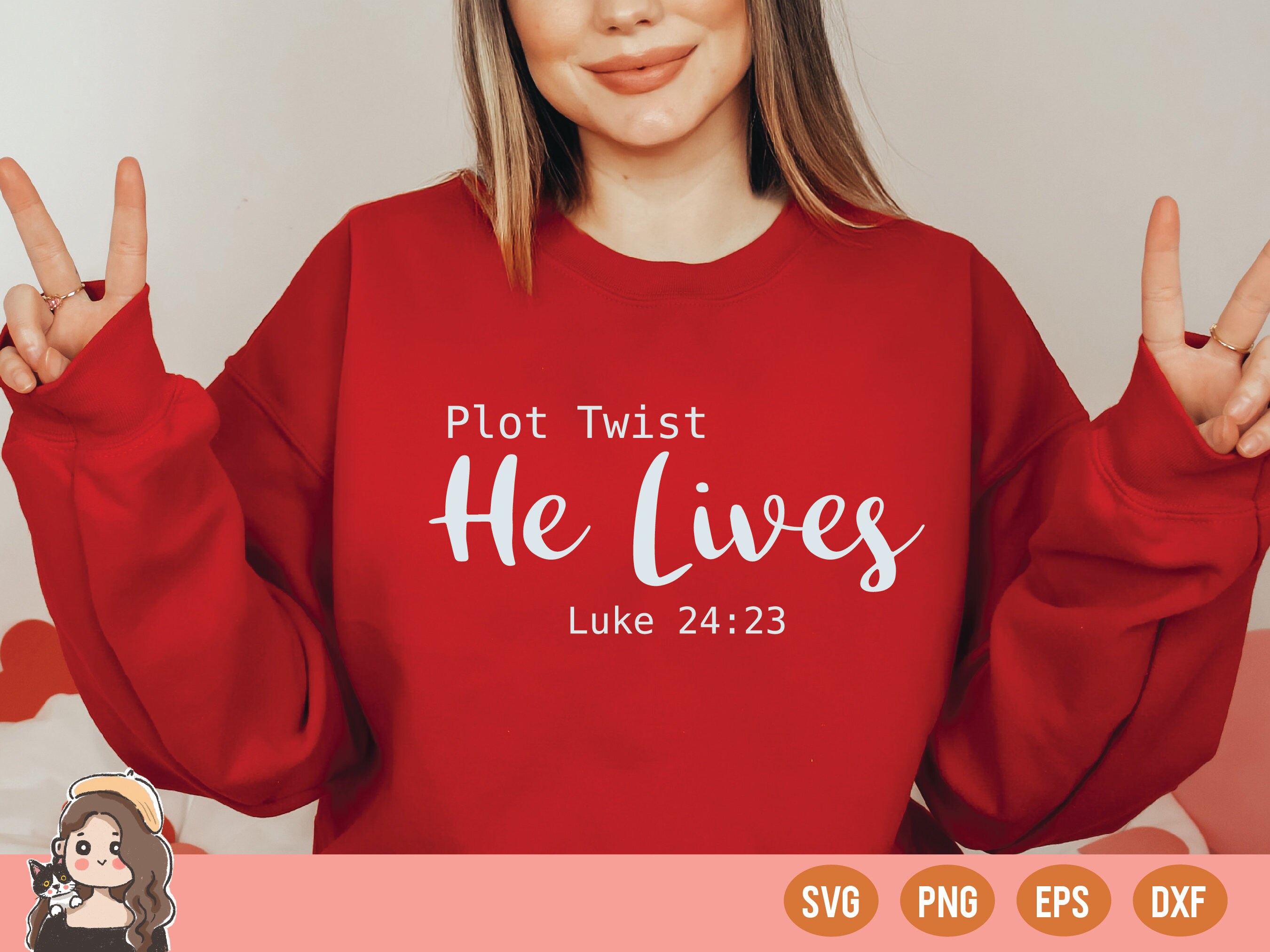 Plot Twist He Lives SVG, Christian Svg, Jesus Svg, Bible Verse Svg, Religious SVG - Etsy