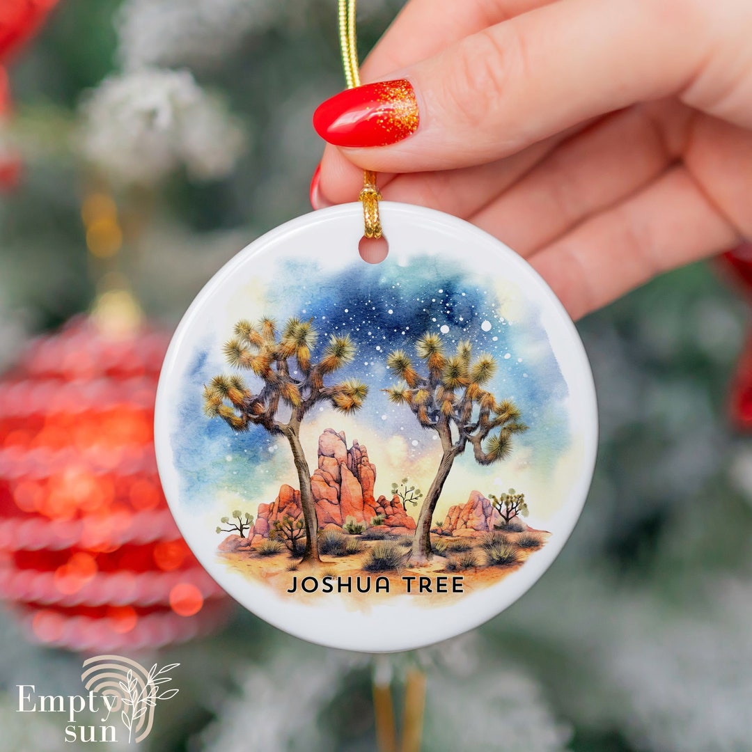 Joshua Tree National Park Christmas Ornament, Travel Ornament, Nature ...