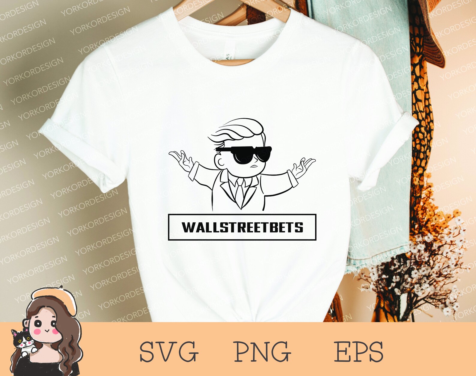 WallStreetBets SVG Wall Street Bets Kid Instant Download | Etsy