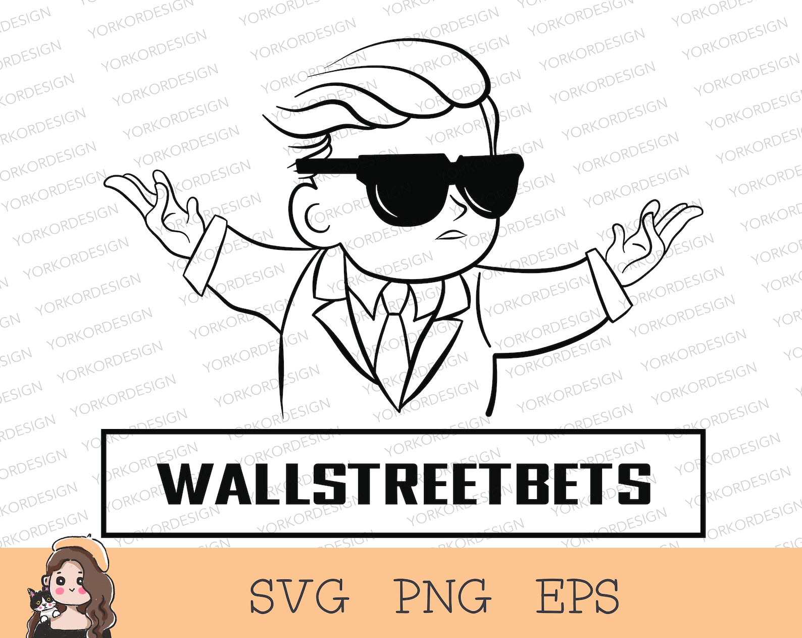 WallStreetBets SVG Wall Street Bets Kid Instant Download | Etsy