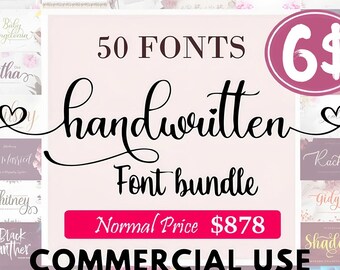 64+ Mega Cute Font Collection Bundle, Fonts Bundle Collection With ...