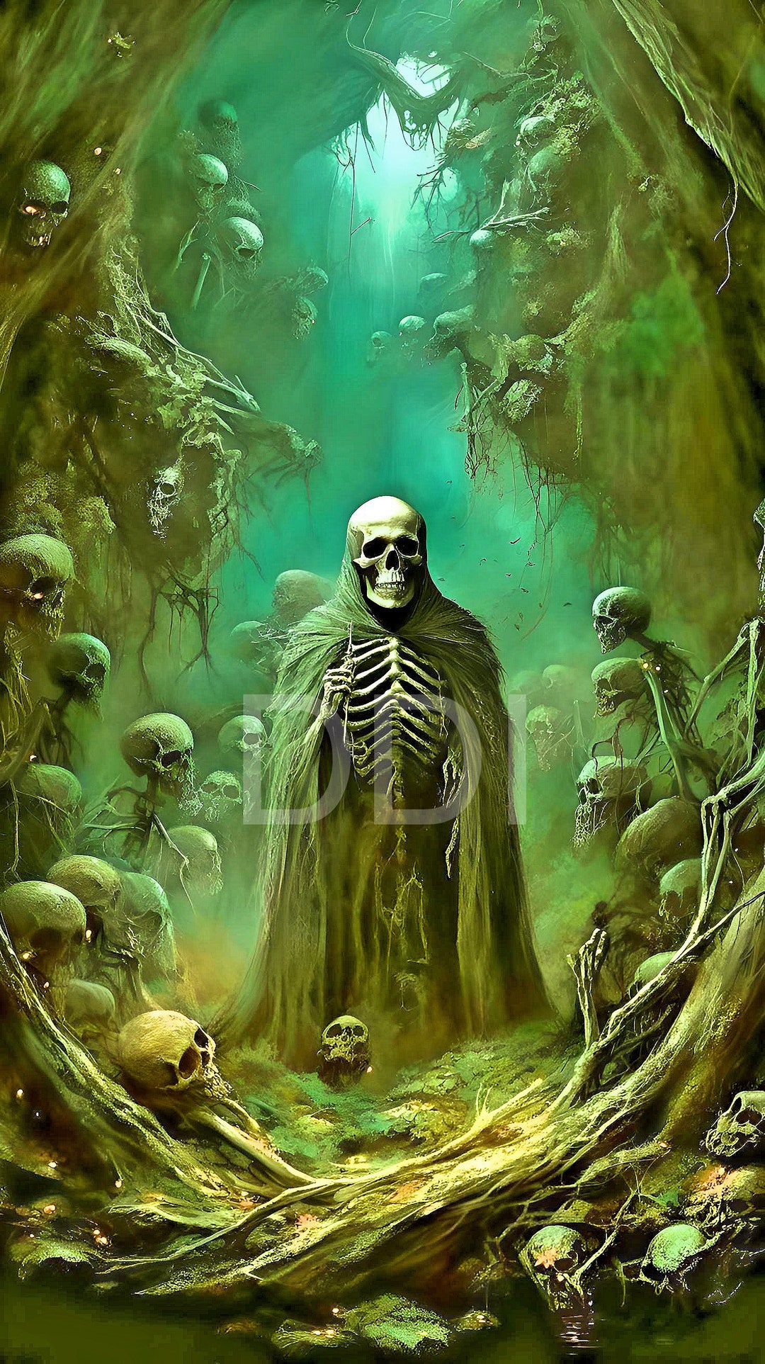 Steampunk Gothic Skeleton 3D Digital Download High Resolution Fantasy ...