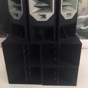 Fiktion-one Miniature Art Model. 3d-printed Speaker Set. Sound System ...