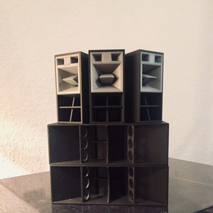 Fiktion-one Res 5 Speaker Set. 3d-printed Miniatures. Sound System ...