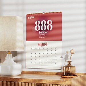 Angel Number & Aura 2024 Printable Calendar - Etsy