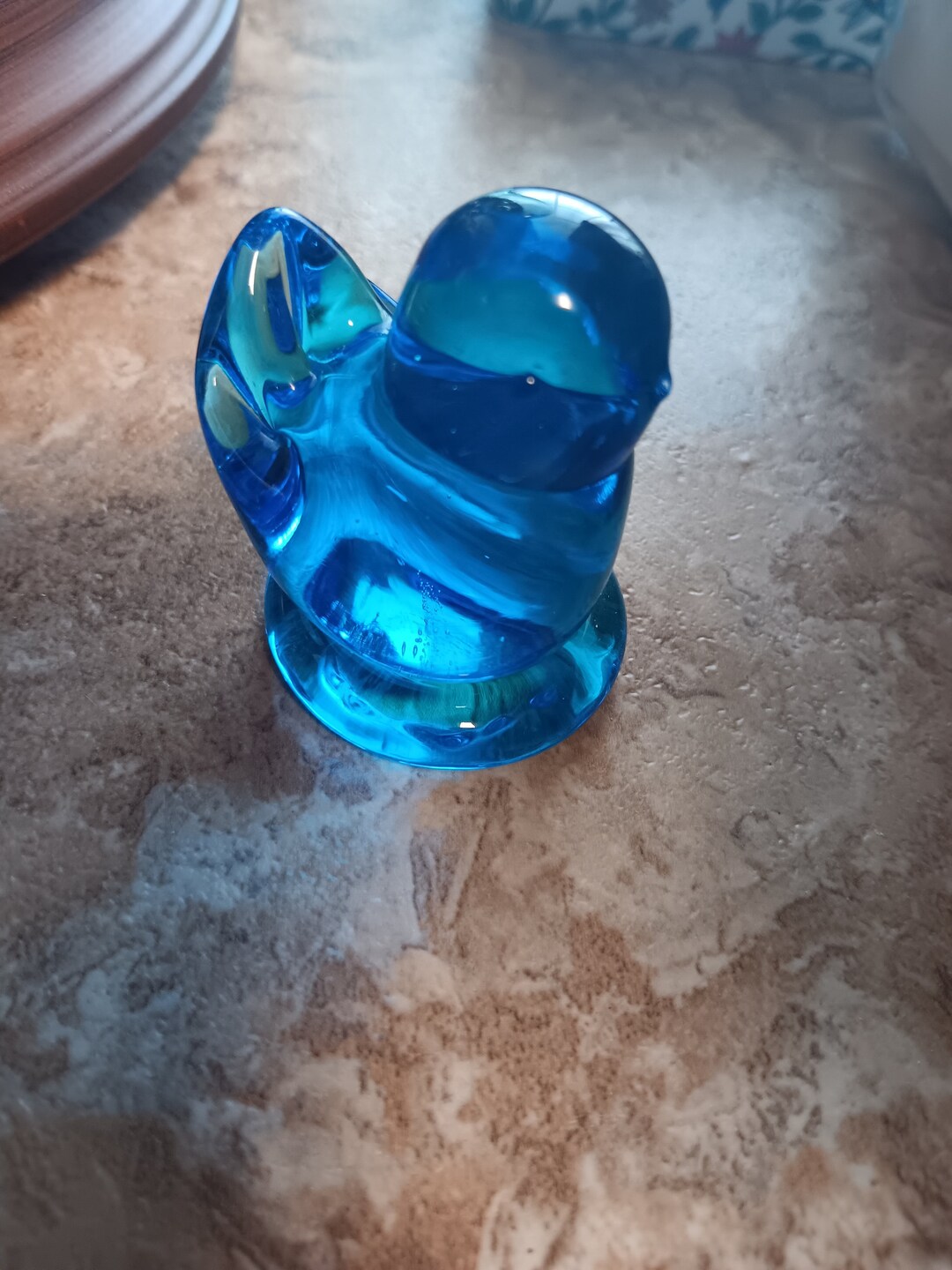 Mini Blue Bird Glass Art - Etsy