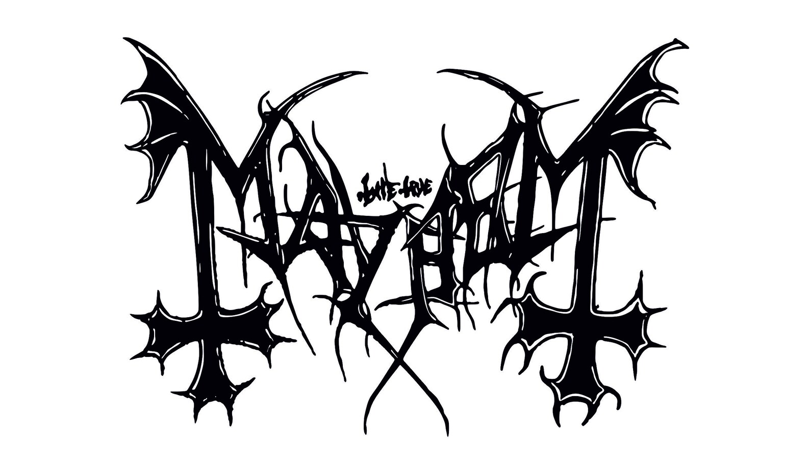 Mayhem Band Sticker | Etsy