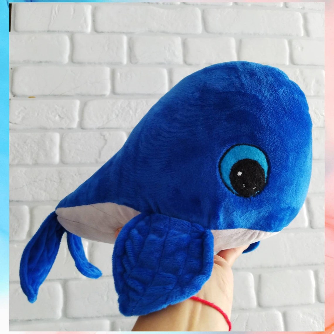Soft toy whale for children handmade Home Decor Toy Boy | Etsy