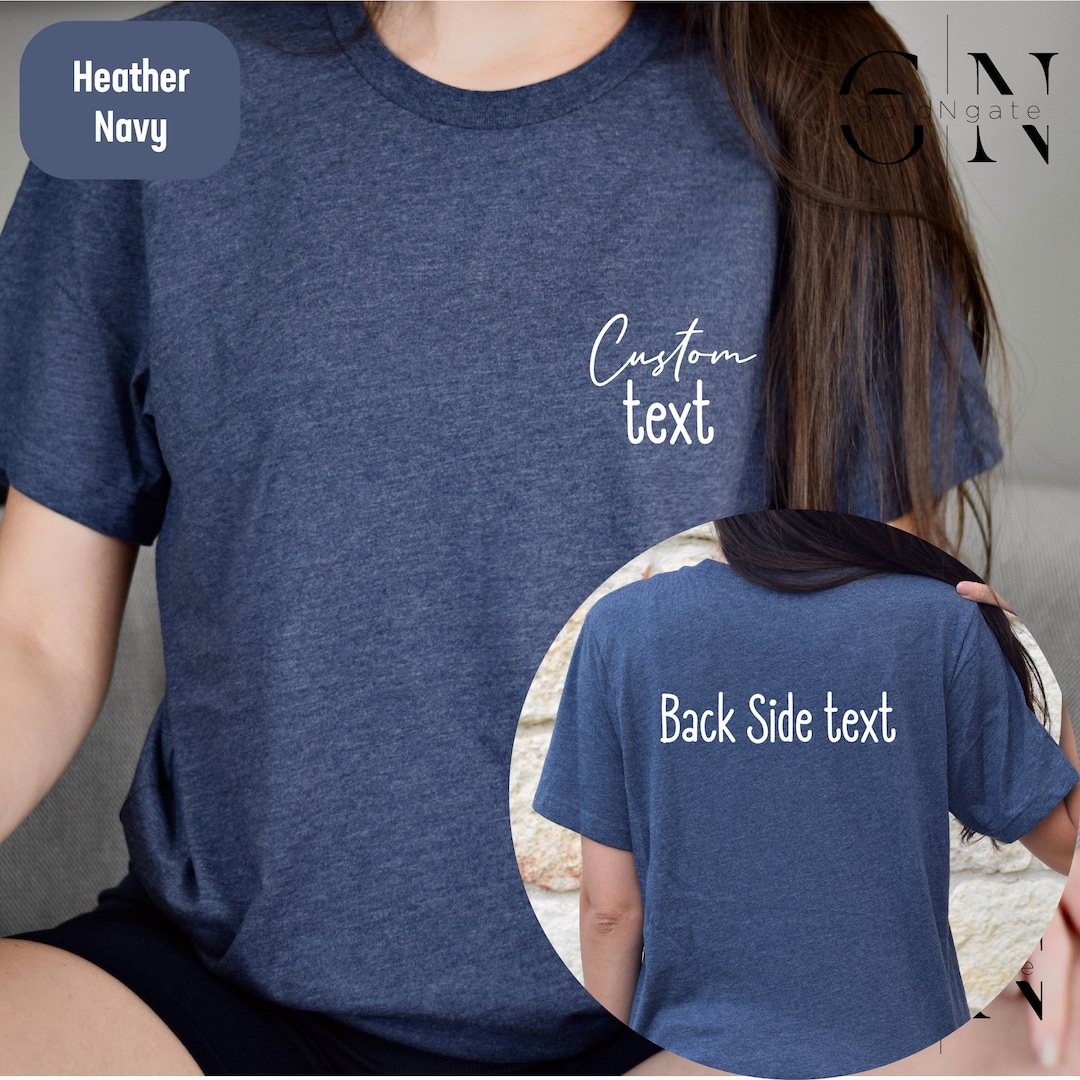 Custom Shirt, Custom Design, Personalized Tee, Customized Shirt, Design ...