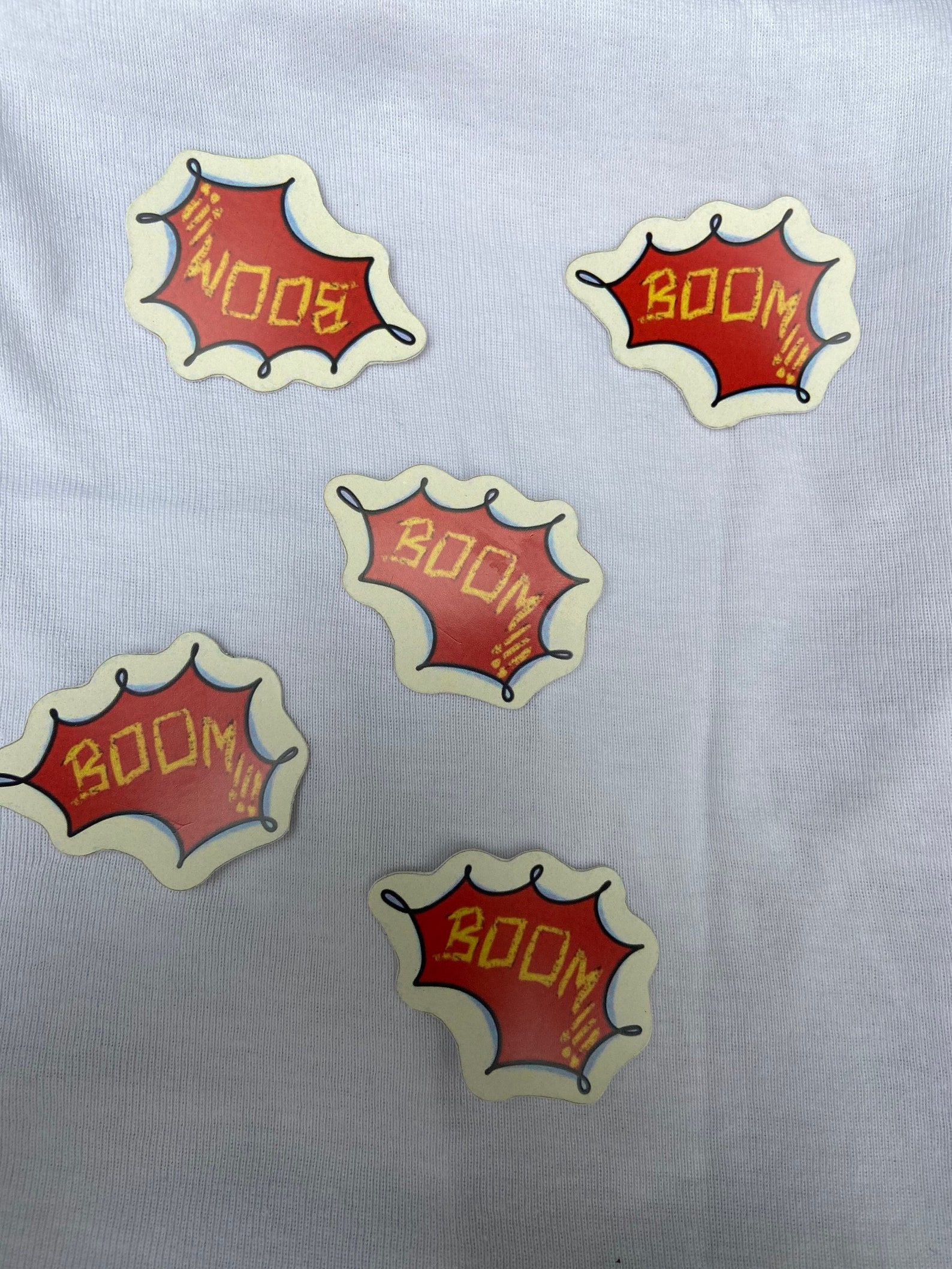 BOOM stickers waterproof stickers can buy single or a | Etsy