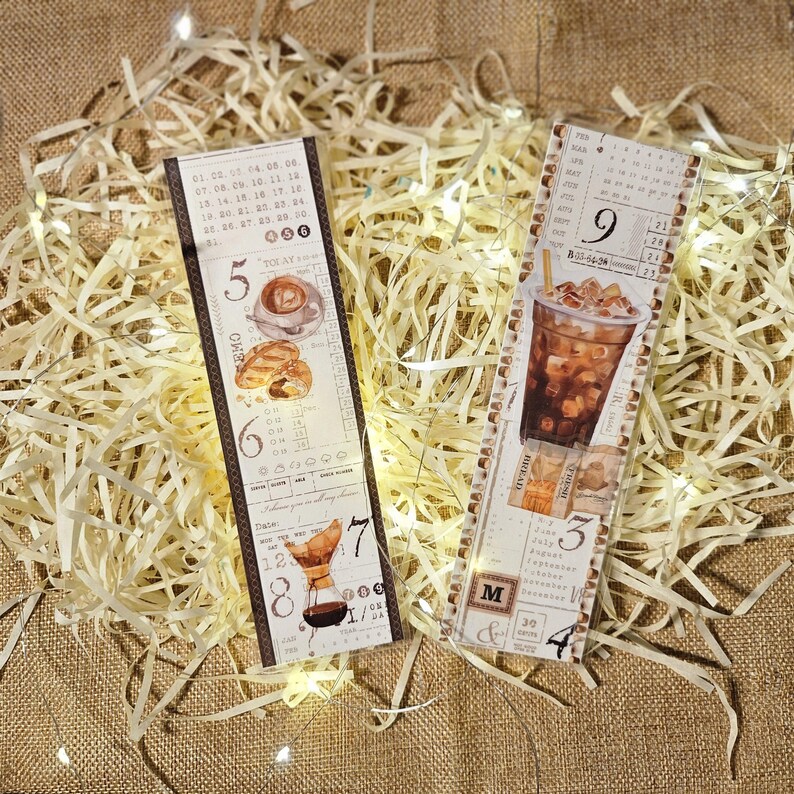Handmade Bookmark - Collage Style - Coffee Ephemera-gift-handmade-mixed ...