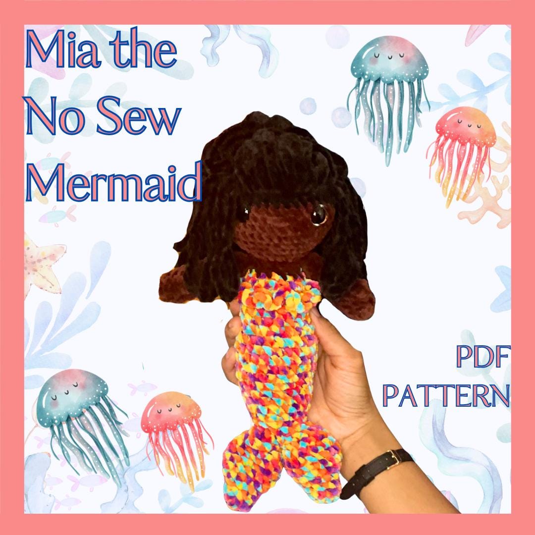Mia the No Sew Mermaid (pattern Only) - Etsy