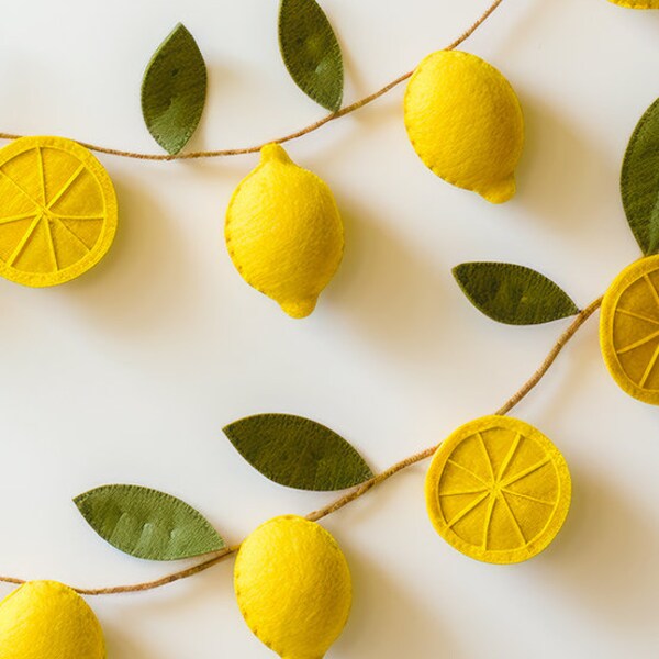 Lemon Garland - Etsy