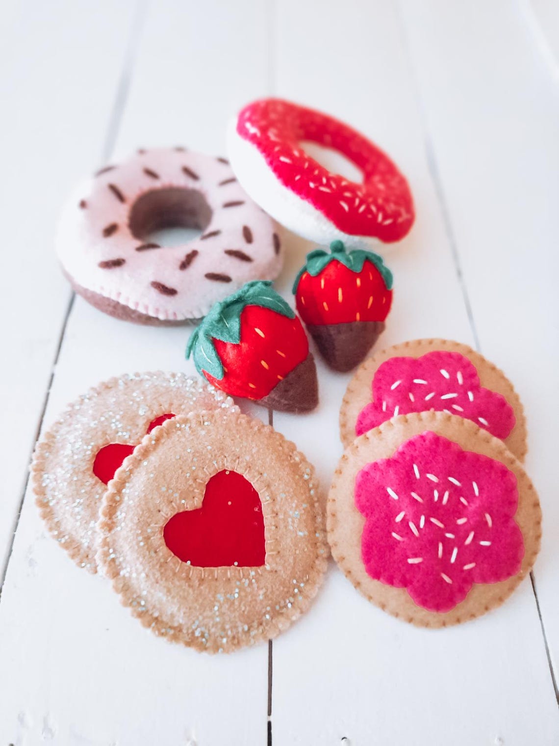 Assorted Tea Time Felt Sweets Set Pretend Play - Etsy