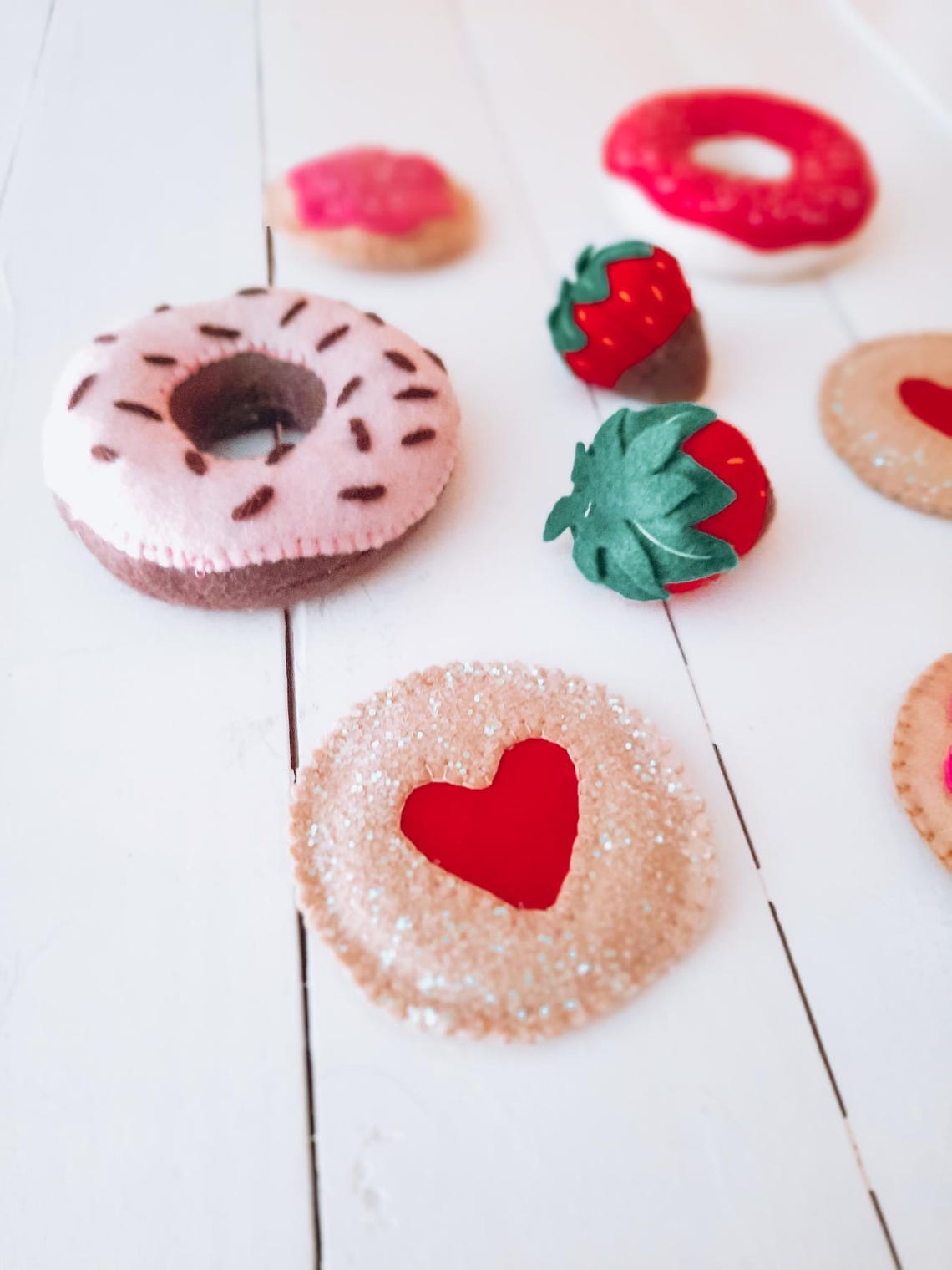 Assorted Tea Time Felt Sweets Set Pretend Play - Etsy