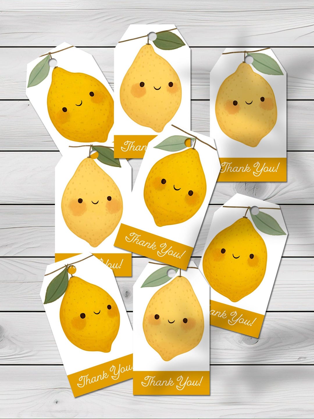 Easy Peasy Lemon Squeezy Printable Favor Tags - Thank You! - Etsy