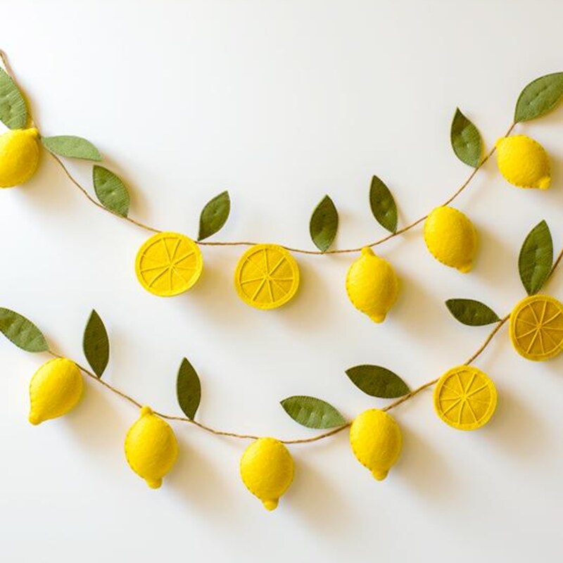Lemon Garland - Etsy