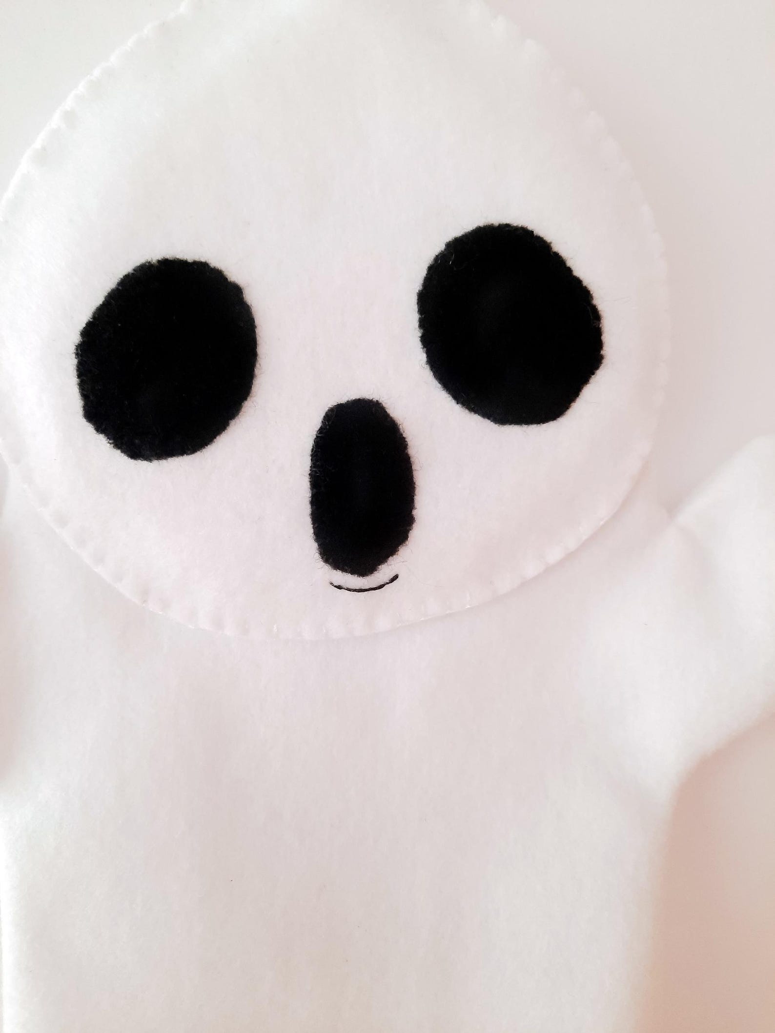 Handmade Felt Ghost Hand Puppet | Felt Ghost Hand Puppet, Handmade ...