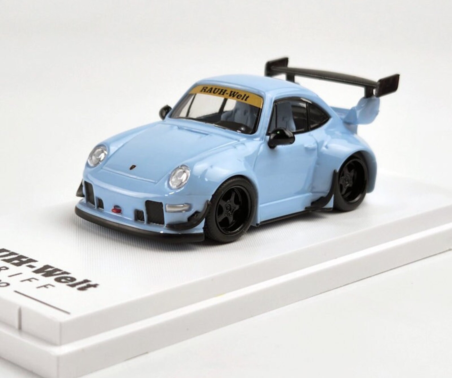 Porsche 1:64 Q Version RWB Gulf Oil Time Simulation Alloy Car Model ...