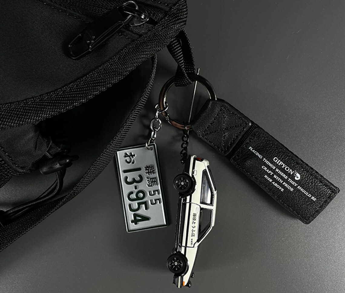 Car Keychain AE86 Model Schoolbag Pendant Birthday Gift | Etsy