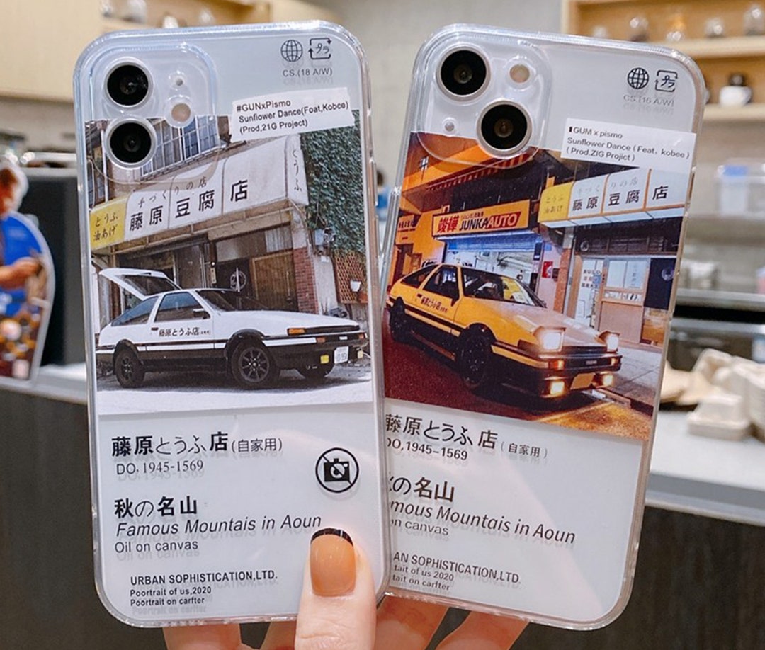 Initial D Phone Case for iPhone 13 12 11 Pro Max Mini iPhone XR XS Max ...