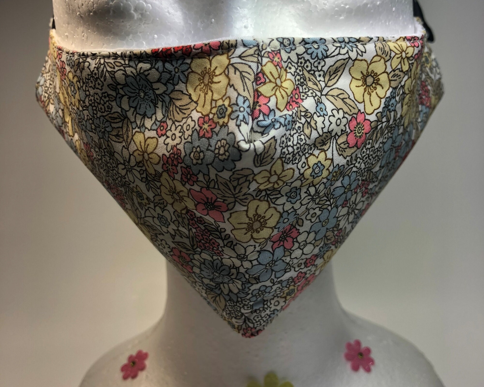 Multi Color Face Mask 100% Cotton Three Layers and With - Etsy UK