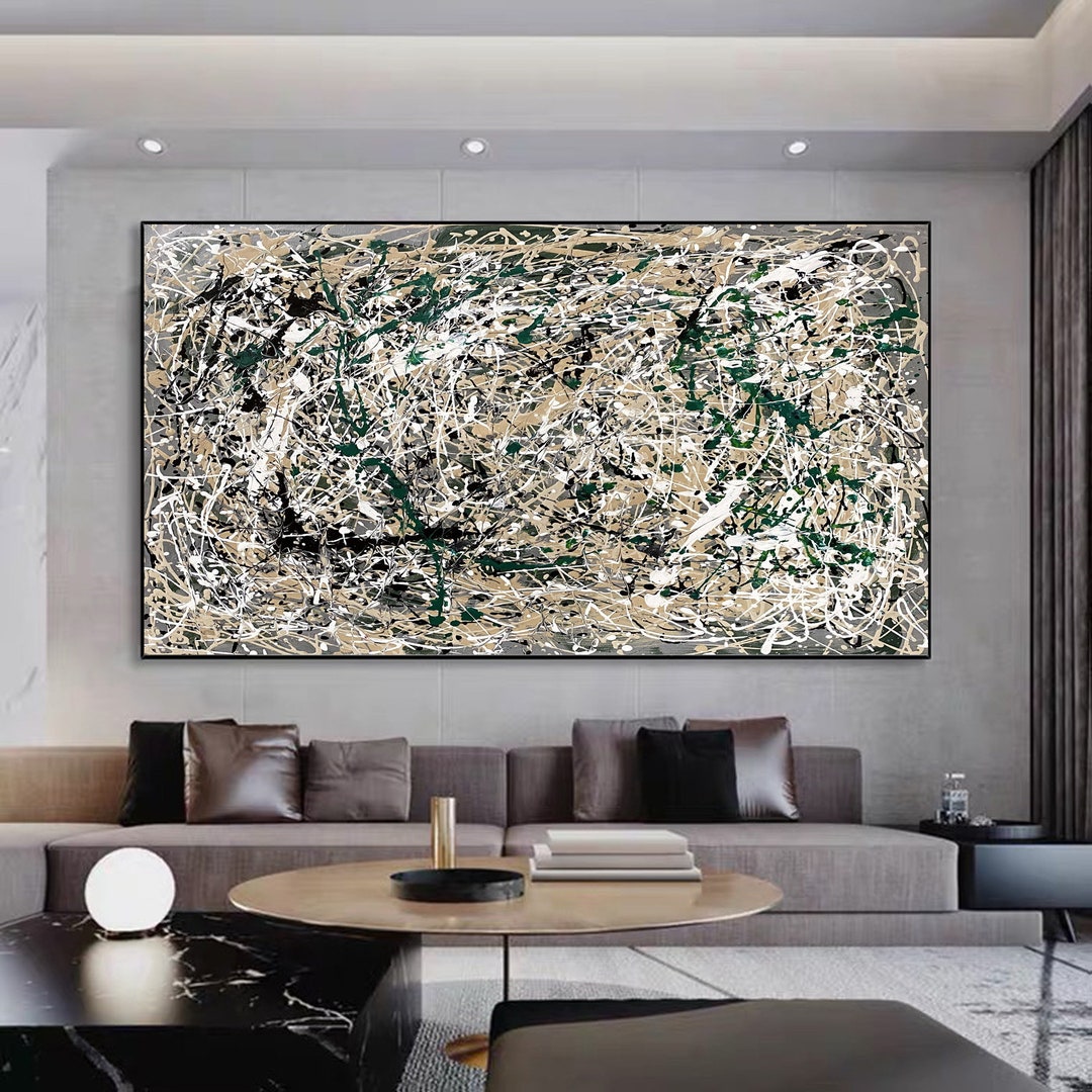 Abstract Wall Art, Expressionist Painting Abstract,large Abstract Wall ...