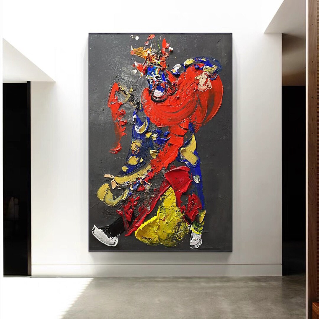 Large Oil Painting, Opera Abstract Painting, Large Abstract Art ...