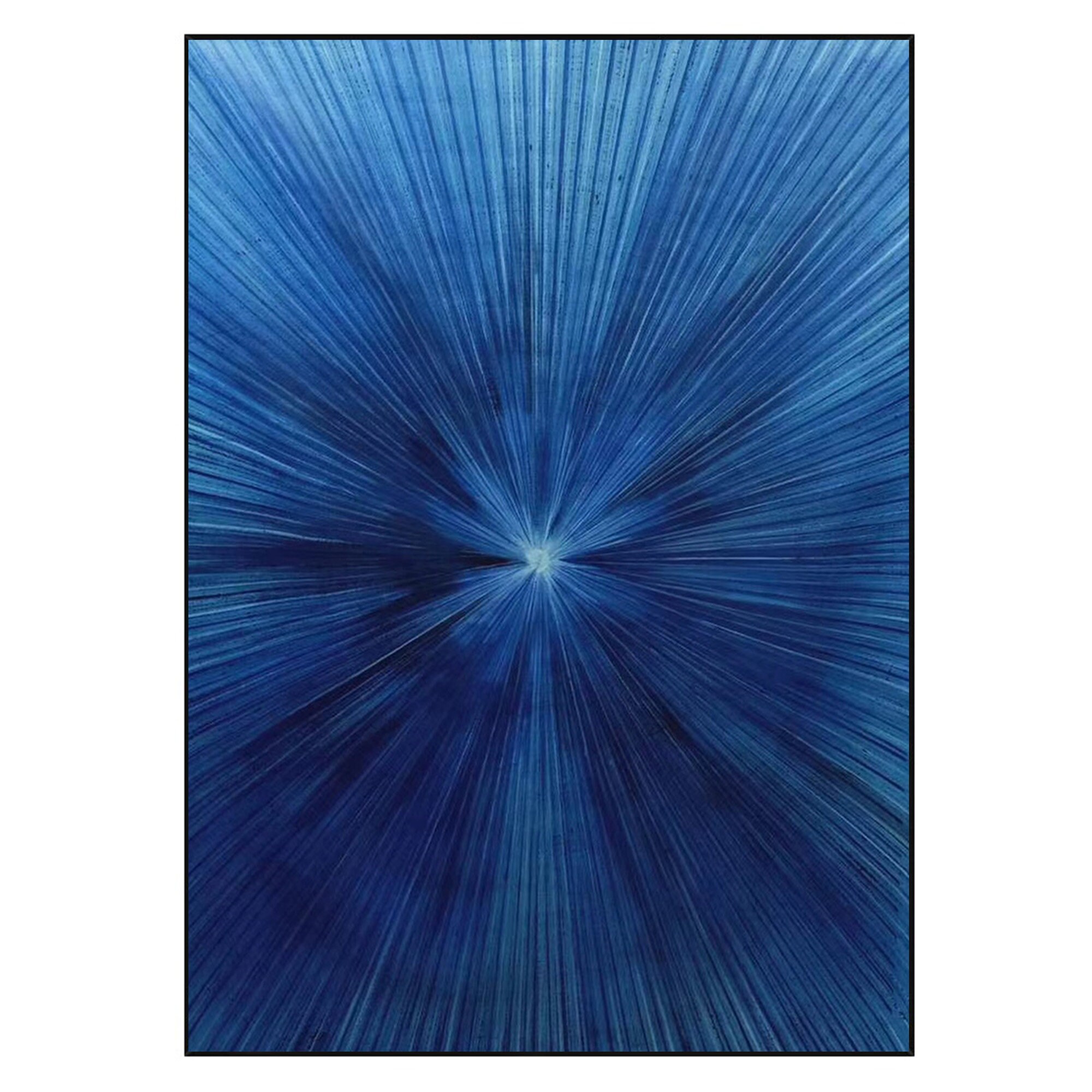 Light Blue Abstract Painting Acrylic Painting Large Abstract - Etsy