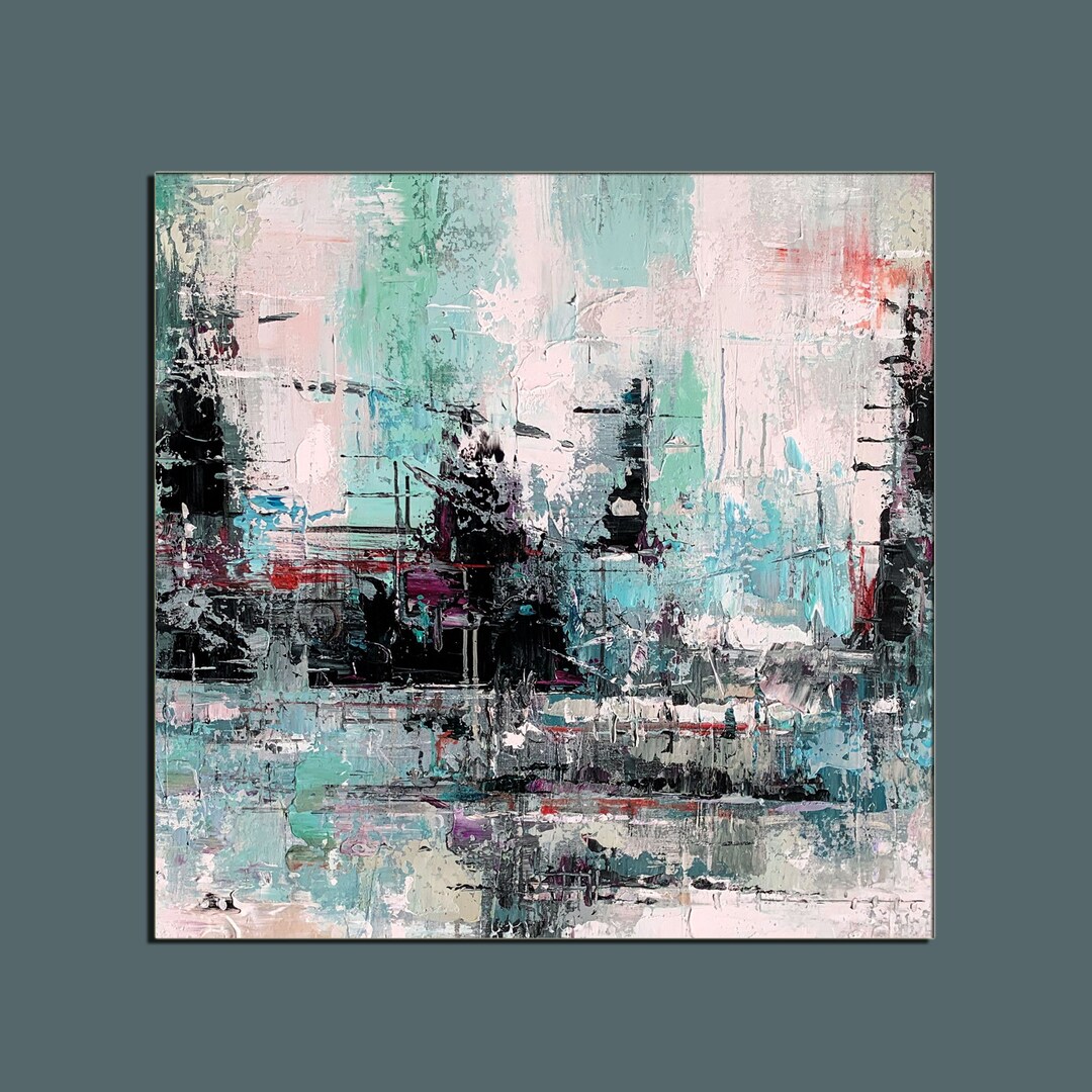 Extra Large Wall Art Original Acrylic Oversized Painting on Canvas ...