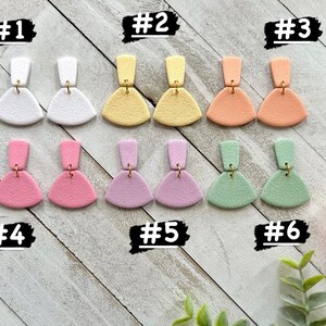 The Spring Pastels Collection | Spring Earrings | Lightweight Clay ...