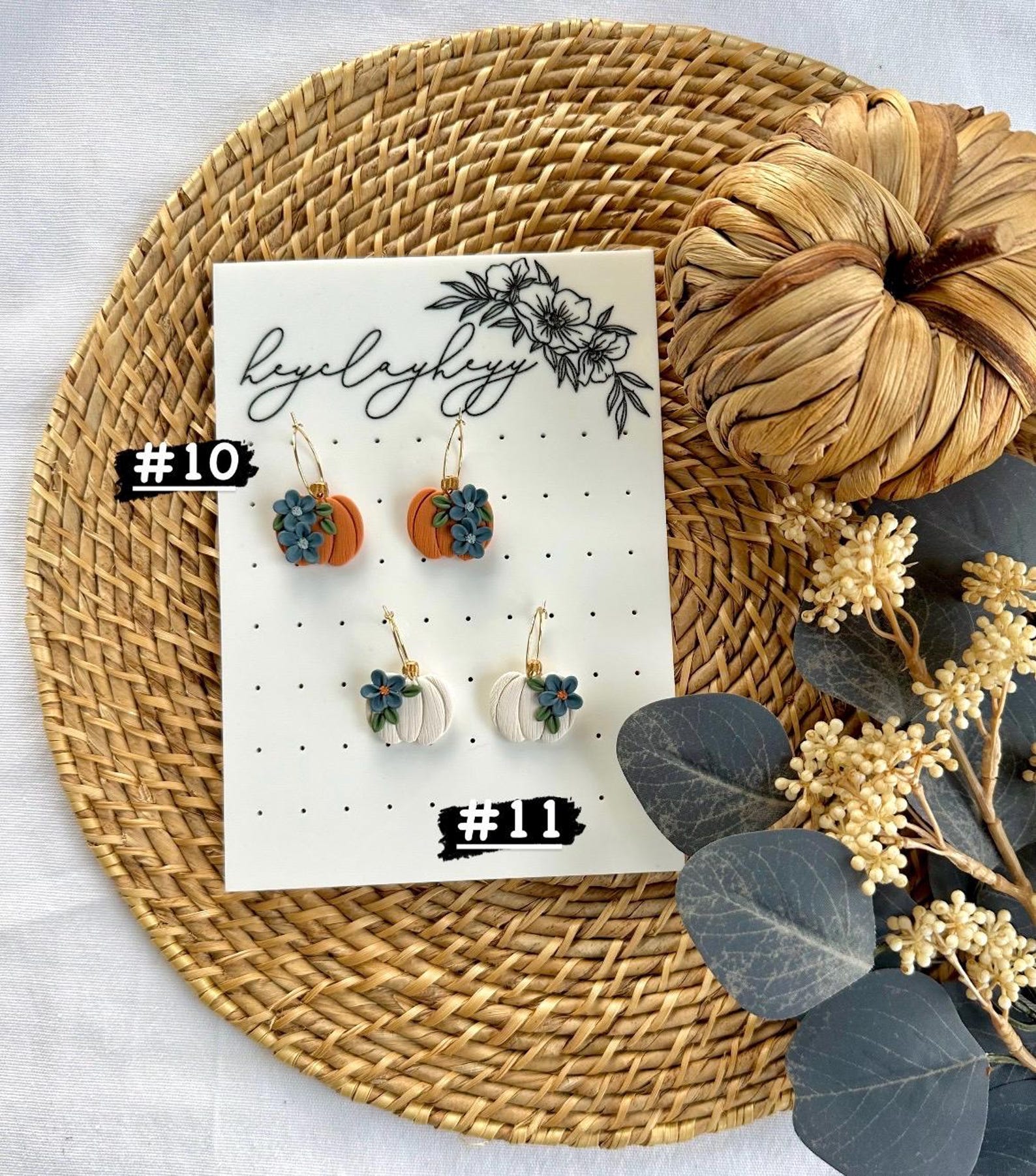 The All Things Fall Collection | Lightweight Clay Earrings | Handmade ...