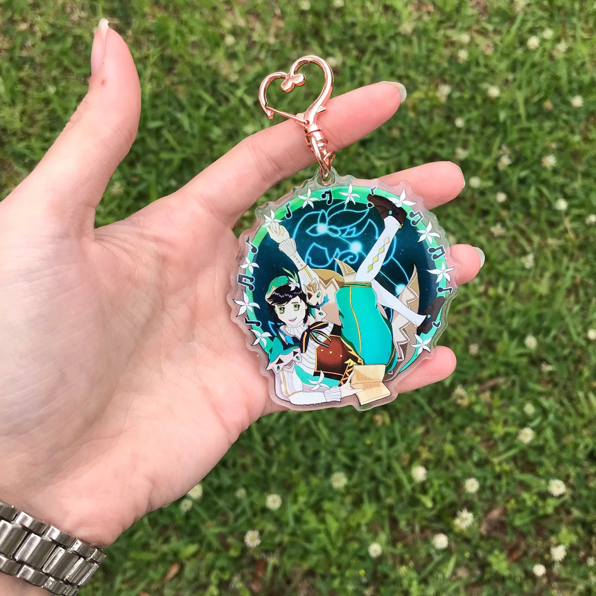 Venti 3'' Acrylic Keychain Genshin Impact - Etsy
