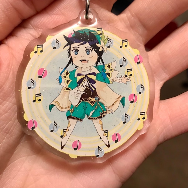 Genshin Chibi Keychain - Etsy
