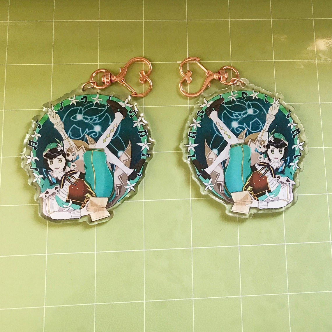 Venti 3'' Acrylic Keychain Genshin Impact - Etsy