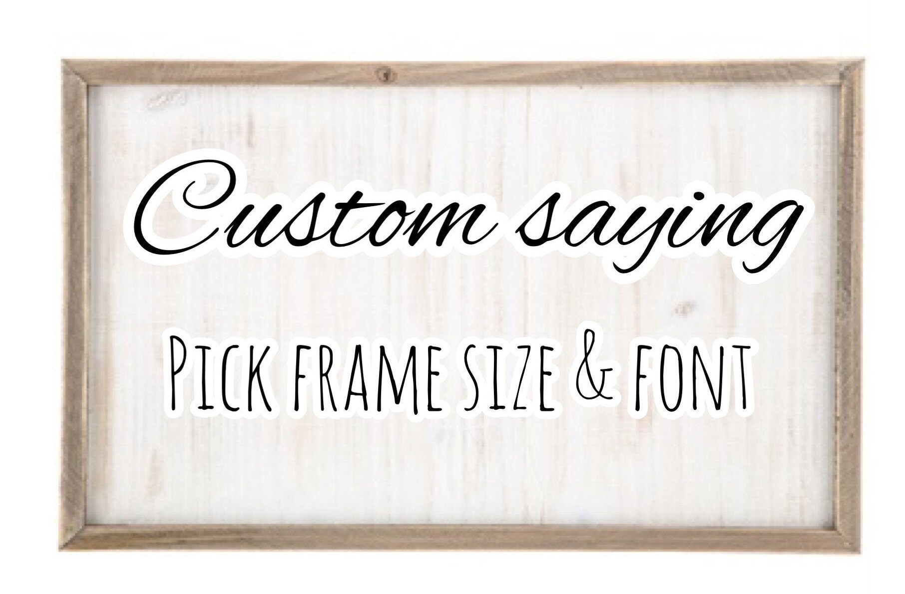 Custom Wood Signs Personalized Gift Wooden Decor for Home | Etsy