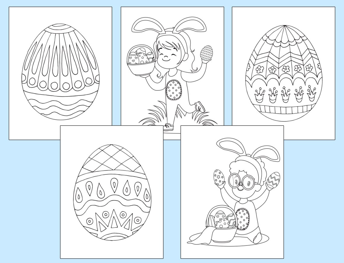 30 Easter Coloring Pages | Printable Coloring Pages | Kids Coloring ...