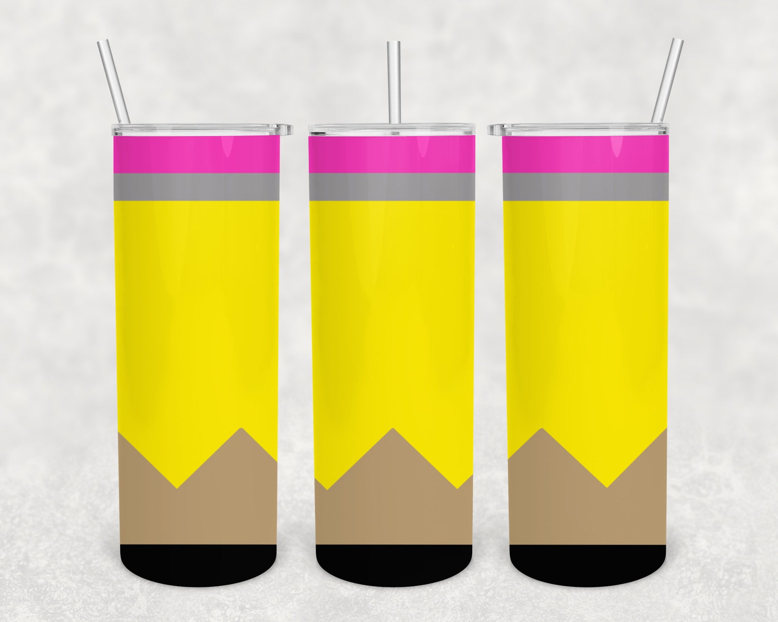 Pencil 20 Oz Skinny Tumbler Design Sublimation Tumbler Wrap - Etsy