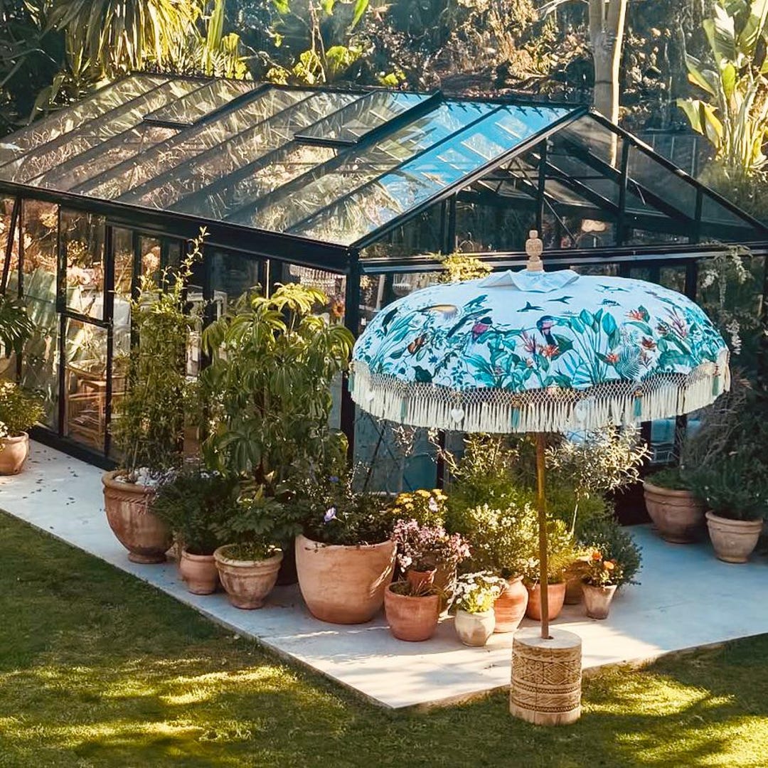 Chic Balinese Parasol - Elevate Your Patio Decor With Tropical Vibes - Etsy