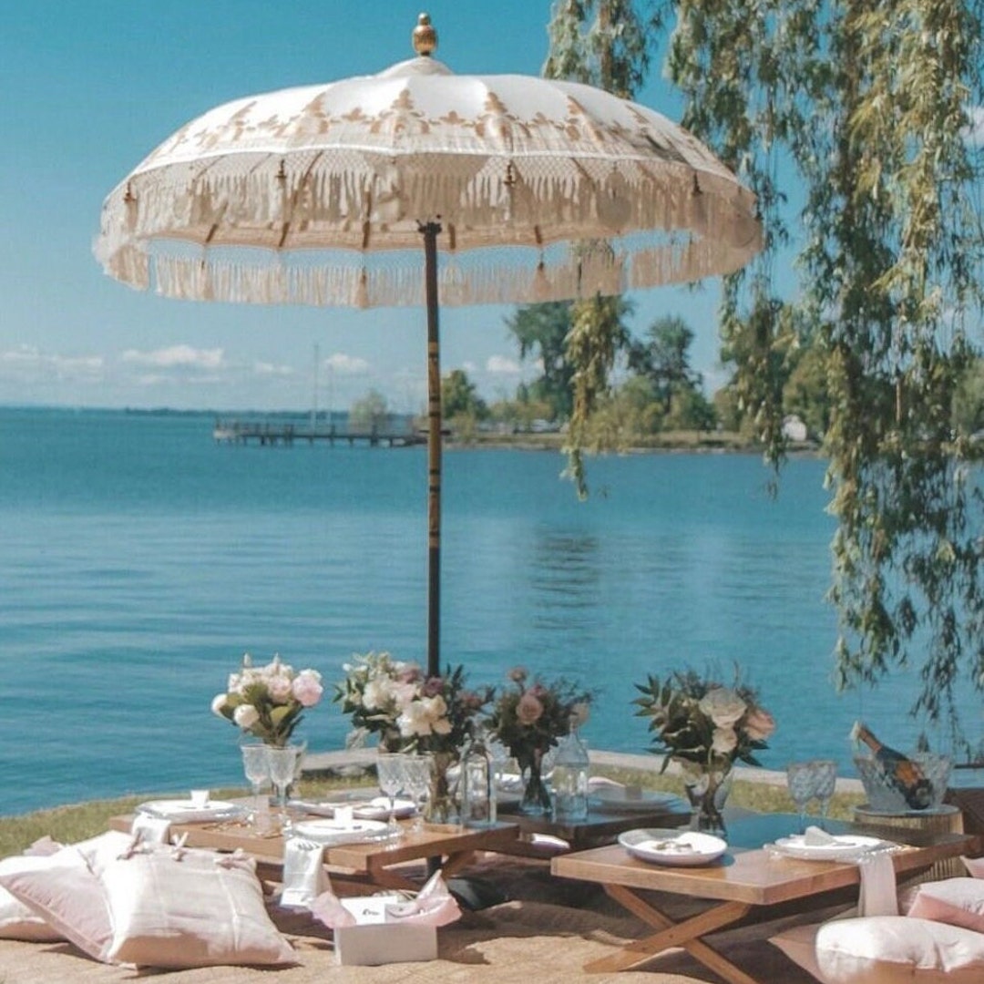 Handcrafted Balinese Garden Parasol - Etsy