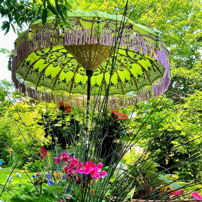 Hand Painted Parasol - Etsy