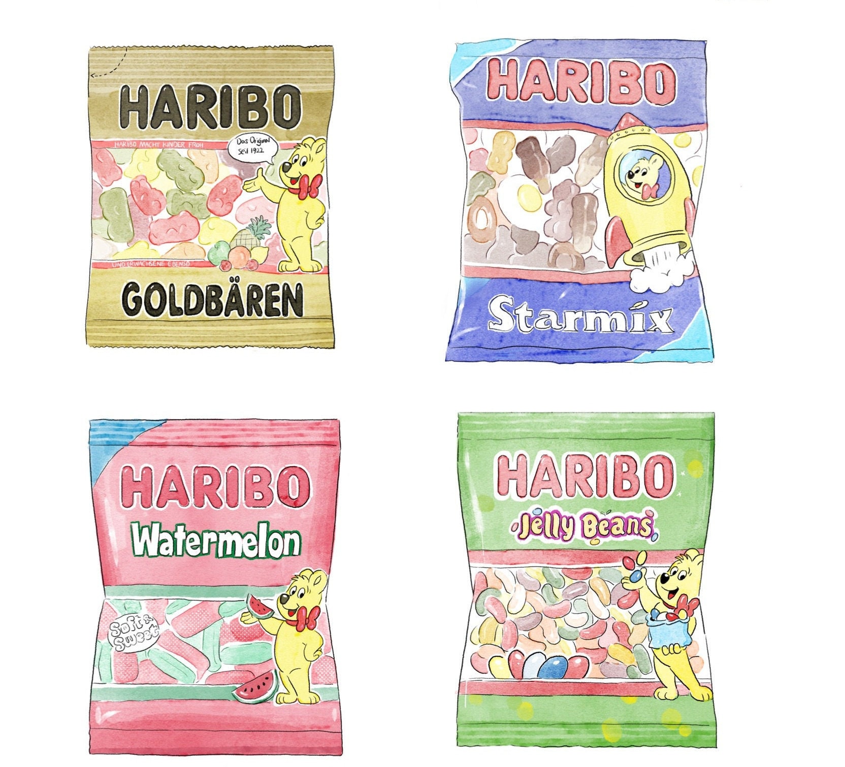 Cute Kawaii Jelly Sticker for Planner | Goodnotes Sticker | Haribo ...