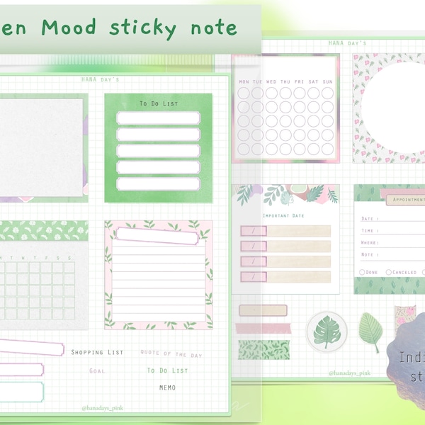 Korean Sticky Note - Etsy