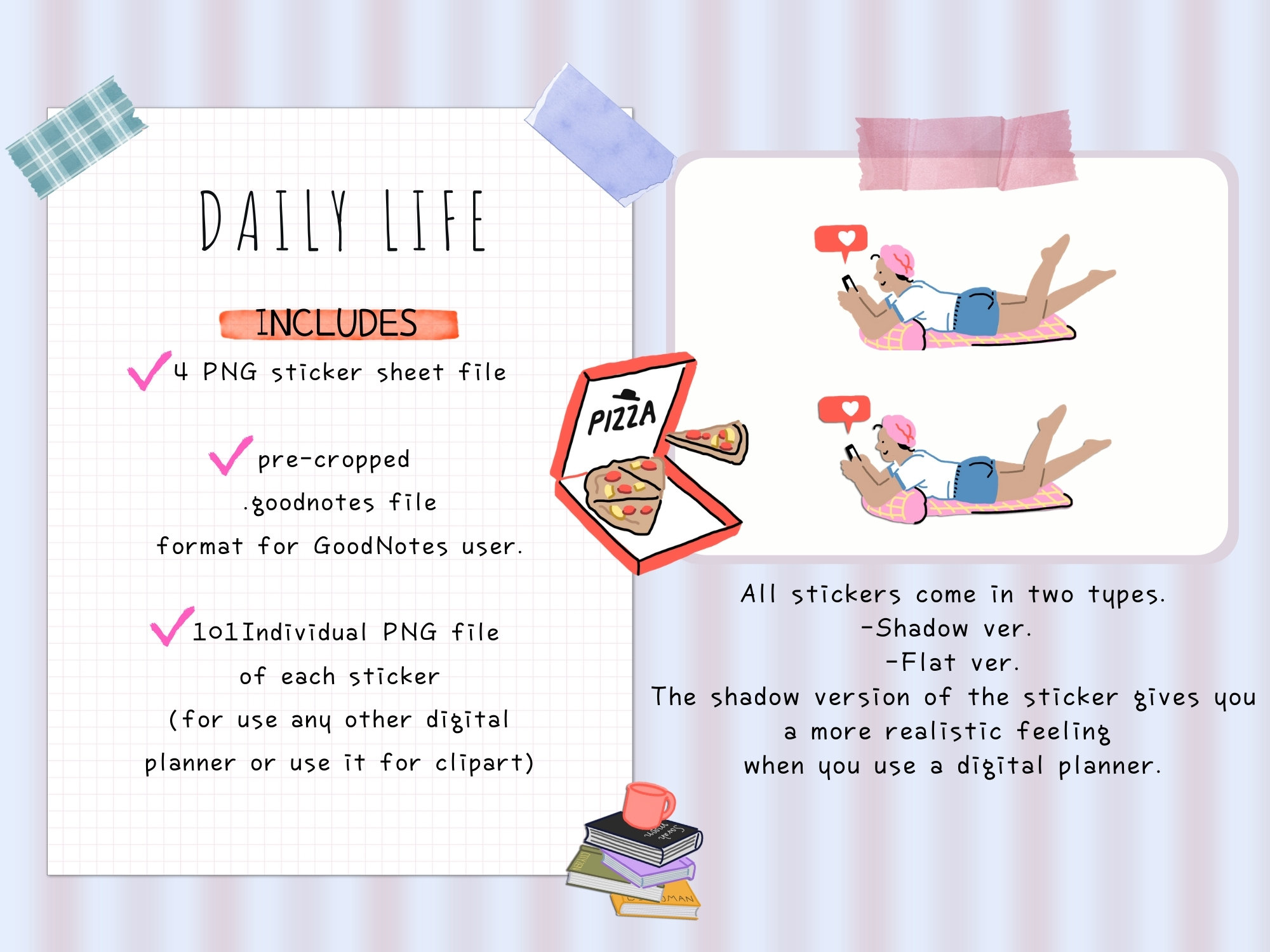 Daily Life Icon for Goodnotes Daily Planner Sticker Pre-cropped ...
