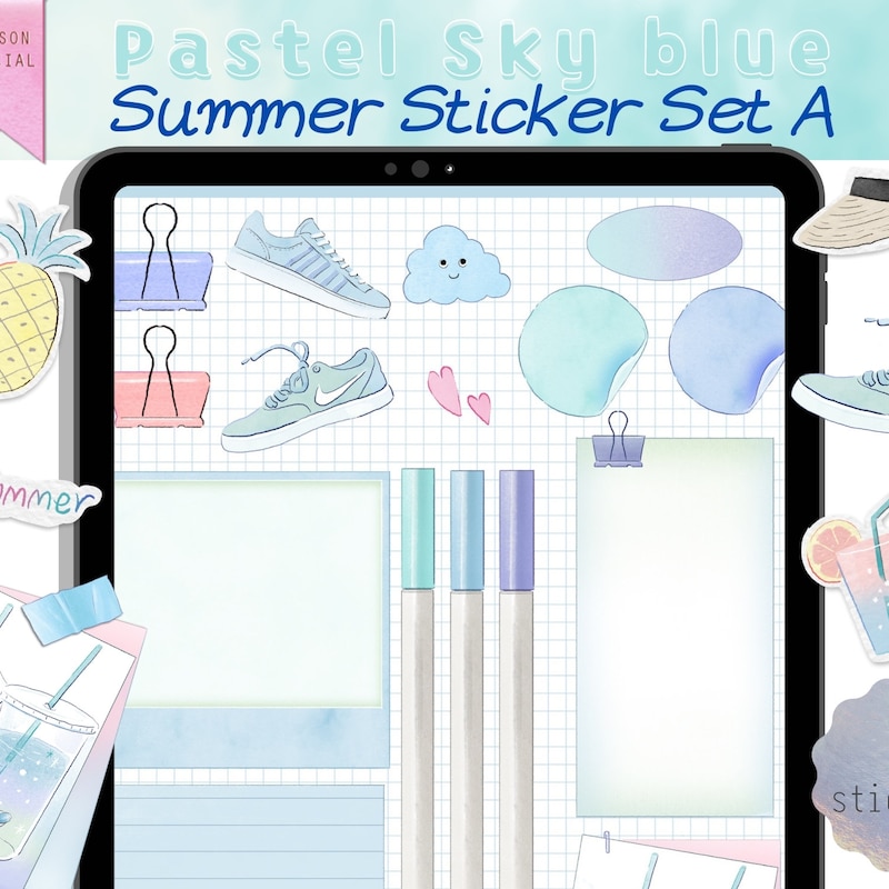 Summer Aesthetic Stickers - Etsy
