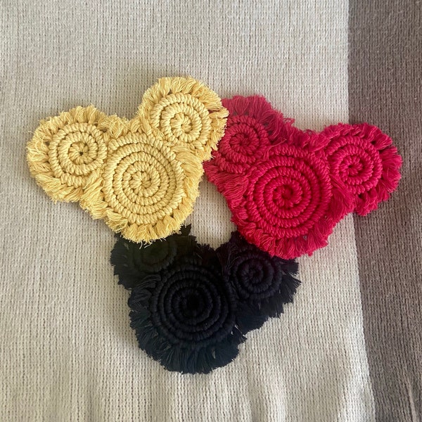 Macrame Mickey Mouse - Etsy