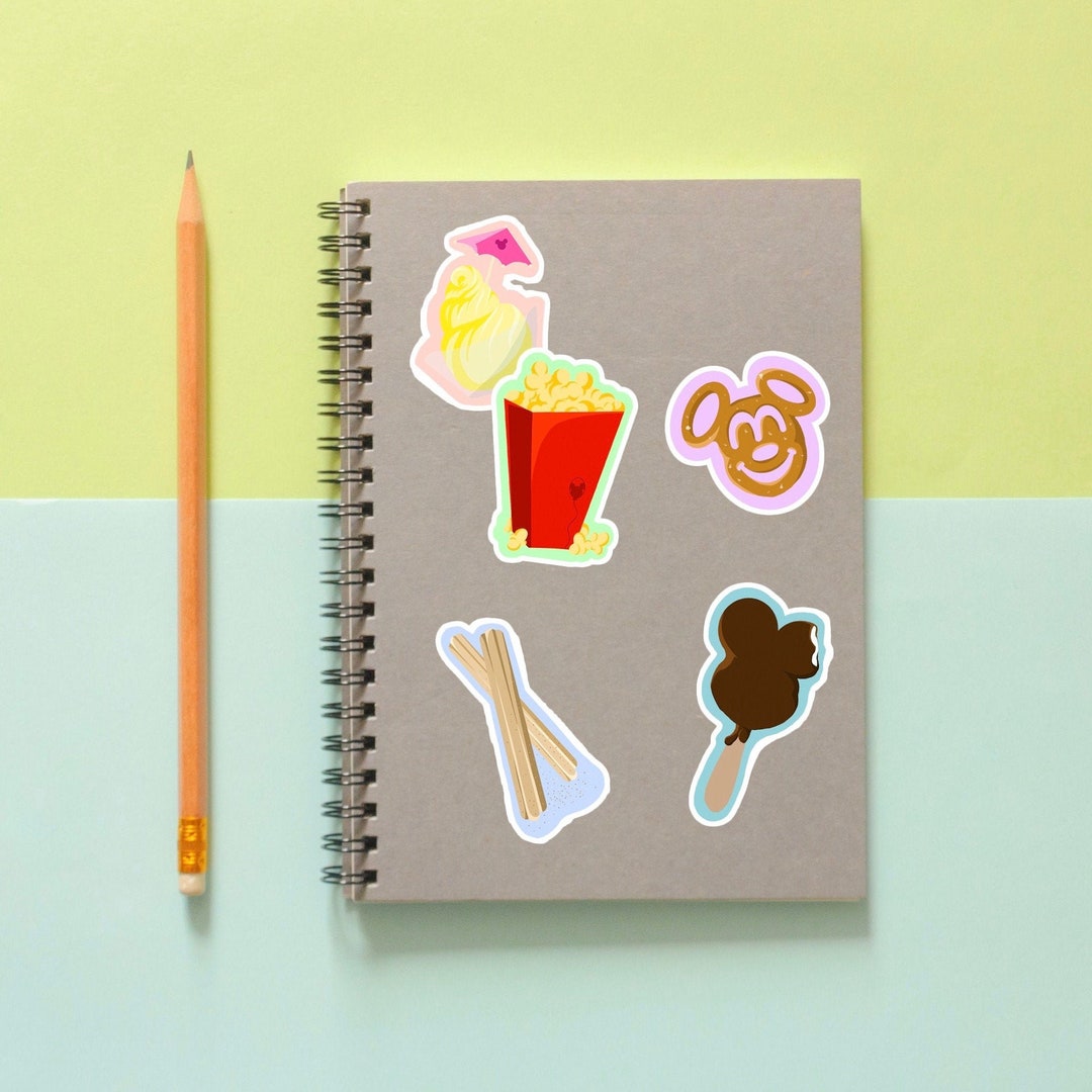 DLR Snacks Sticker Pack, Set of 5 - Etsy