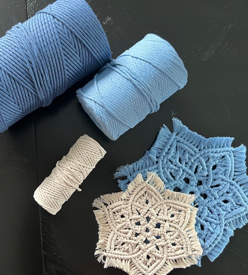 Handmade Macrame Table Centerpiece Trivet Placemat Mandala - Etsy